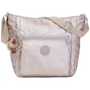 Kipling | Bags | Kipling Crossbody Handbag In Sparkly Gold | Poshmark